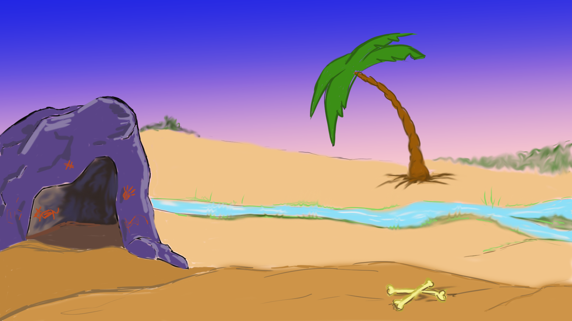 Prehistoric background – RALPHY GETS ANIMATED..?