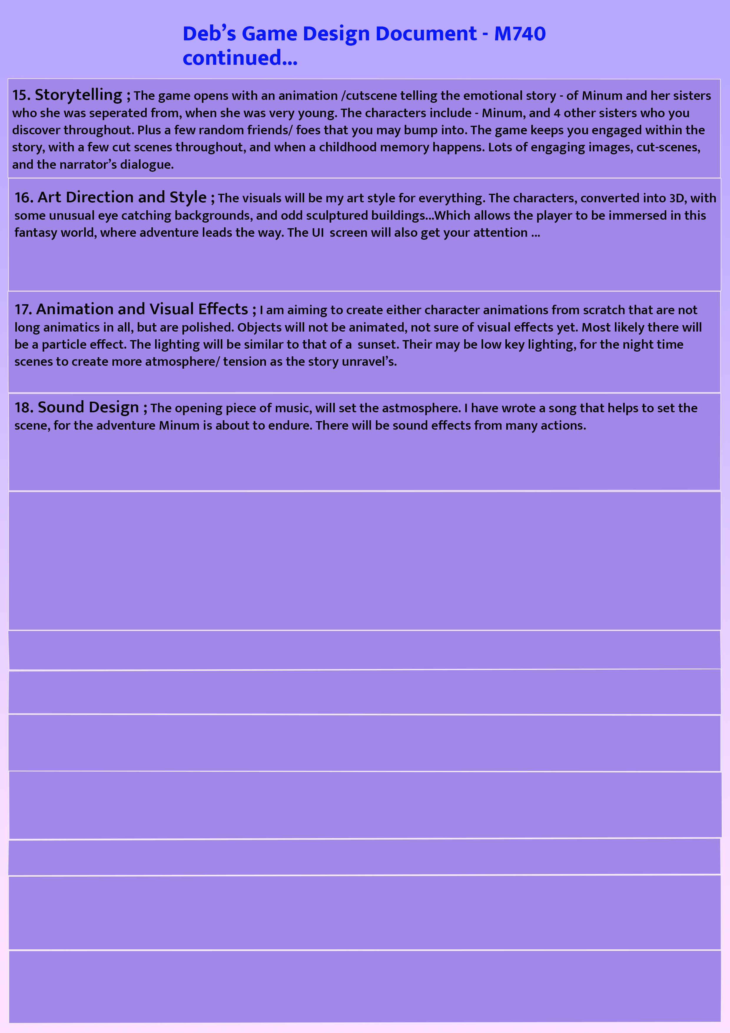 Creating Games With Appeal – RALPHY GETS ANIMATED..?